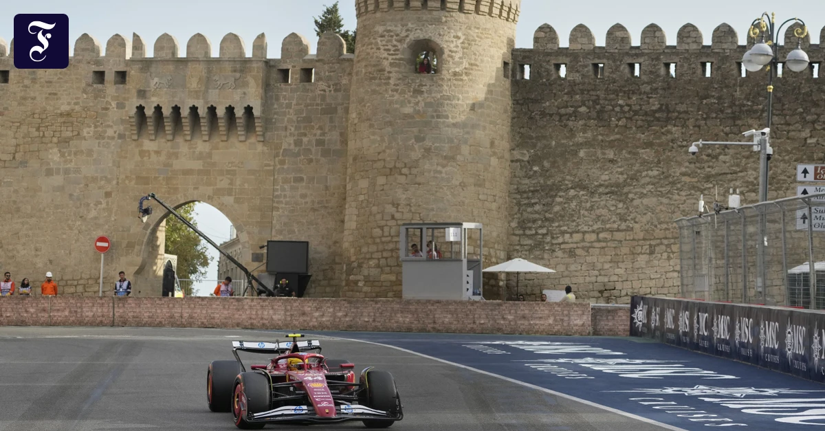 Formel-1-Training in Baku: Hamilton am schnellsten | FAZ