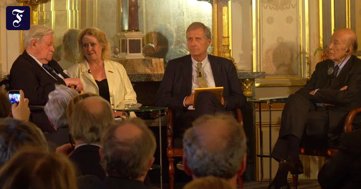 Schmidt trifft Giscard: Manches dauert noch | FAZ