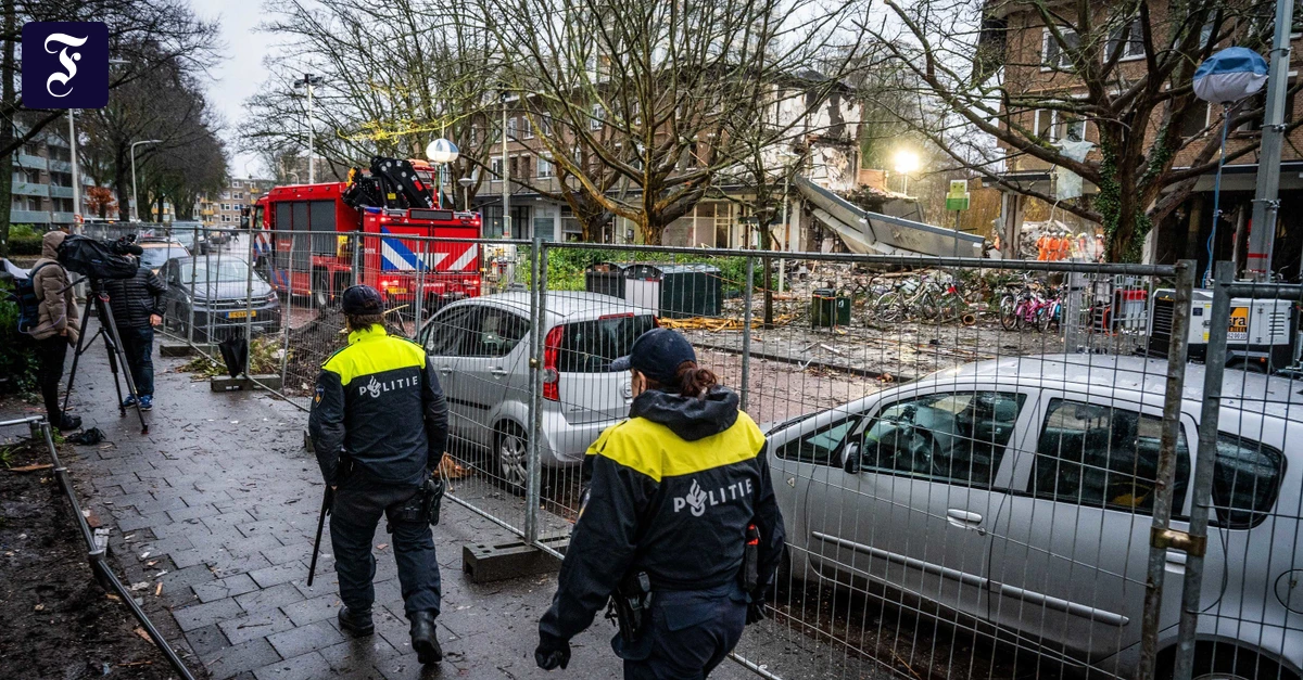 Explosion in Den Haag: Suche nach Vermissten dauert an | FAZ