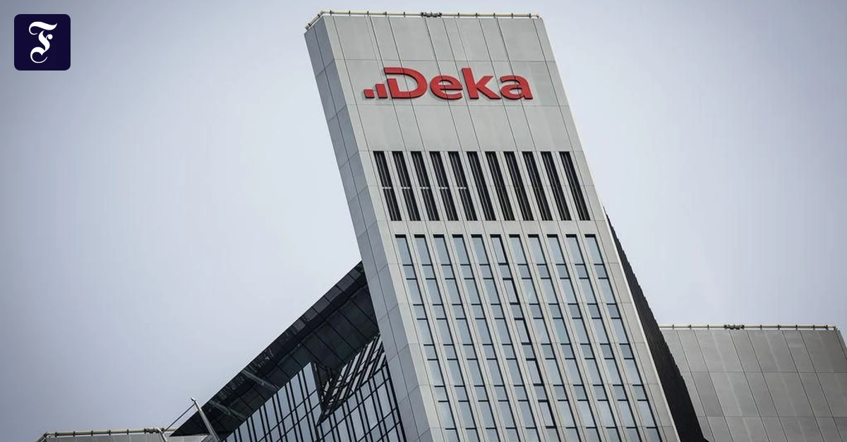 Sparkassen-Fondsgesellschaft: Deka im Private Banking in Unruhe | FAZ