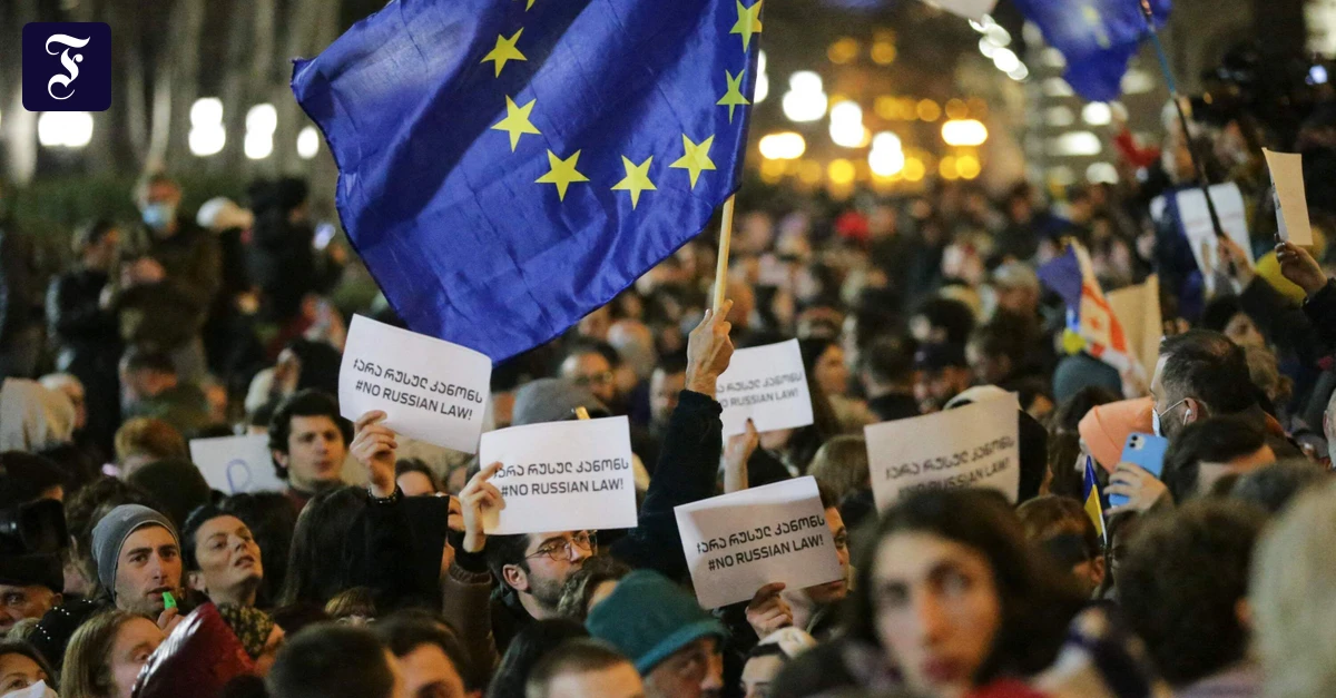 Proteste in Georgien: Von der EU sind klare Worte gefragt | FAZ