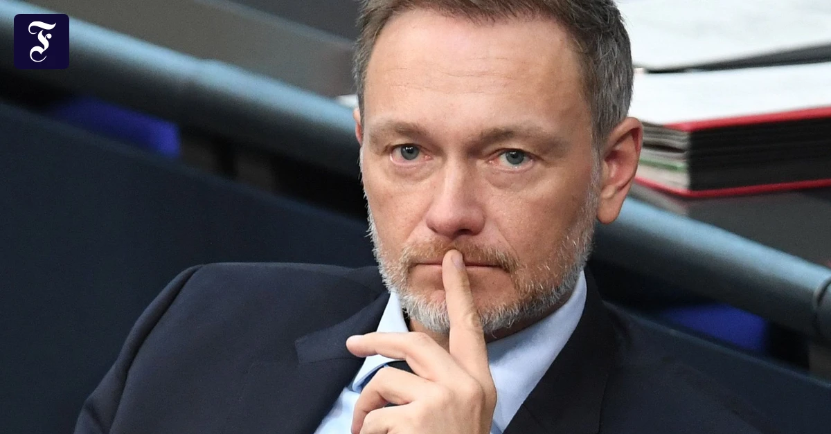 Lindner fordert Moratorium bei Sozialausgaben | FAZ