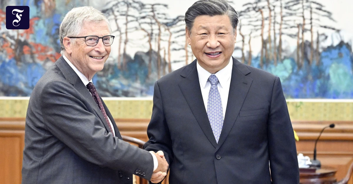 Xi Jinping empfängt „alten Freund“ Bill Gates | FAZ