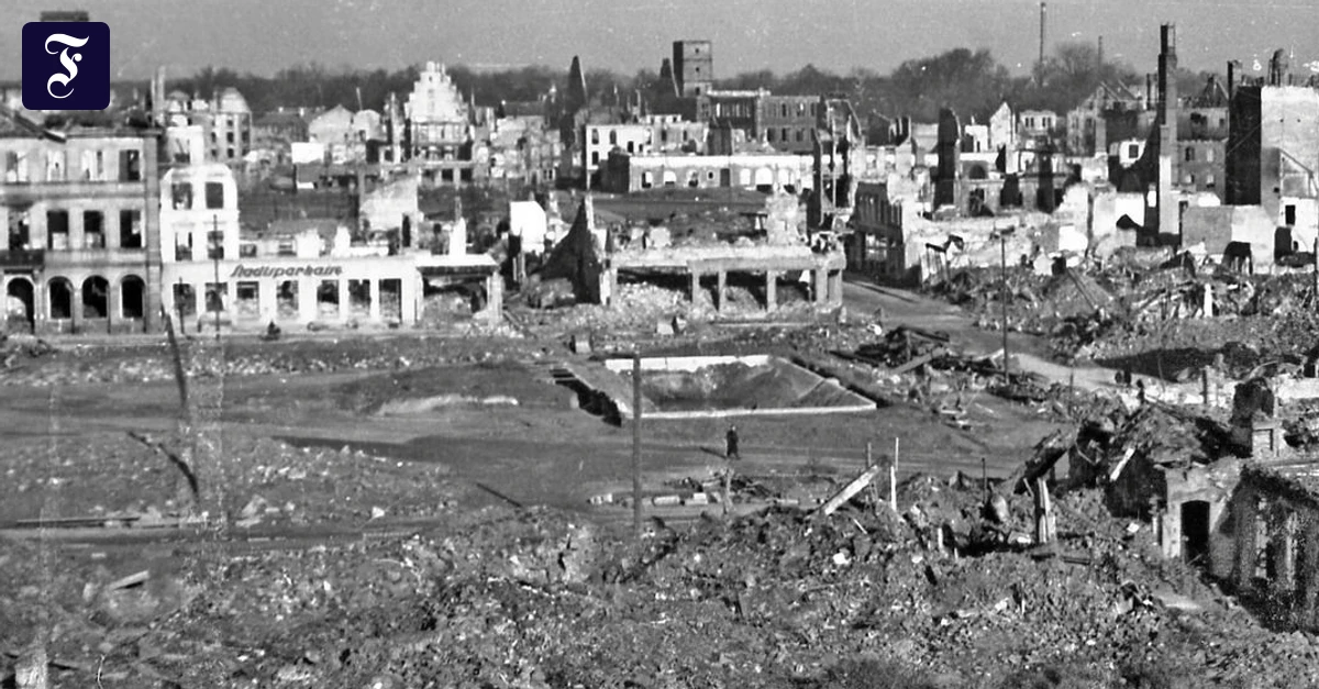 Hanau: Britische Bomben zerstören am 19. März 1945 die Innenstadt | FAZ