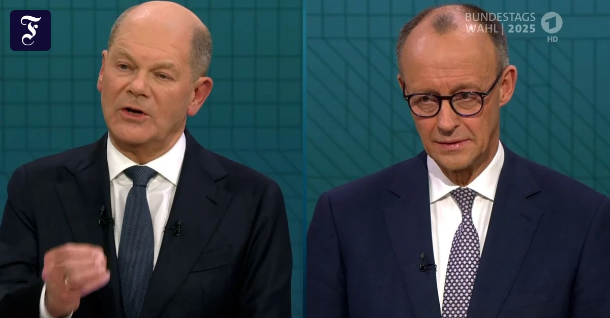 Scholz im Duell: „Warum soll man so doof sein“ | FAZ