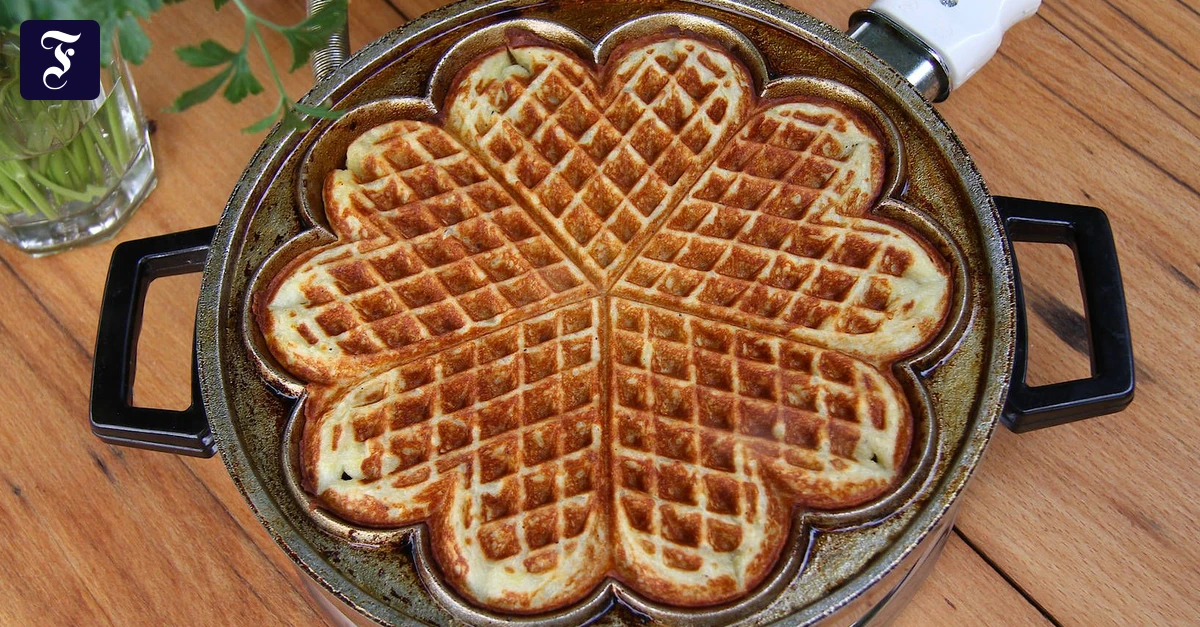 Deftiges Waffel-Rezept mit Kartoffeln | FAZ