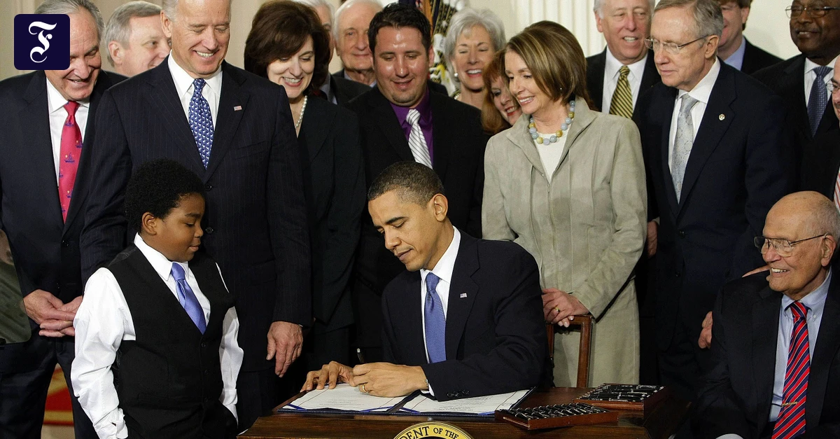 Obamacare von Barack Obama funktioniert nicht wie geplant | FAZ