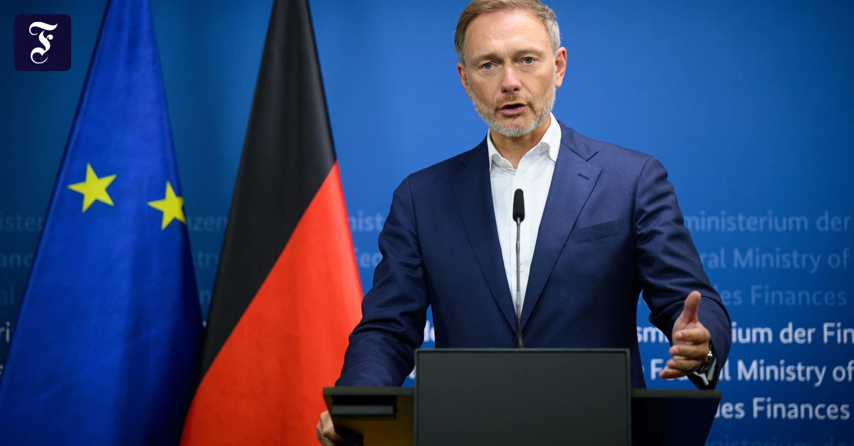 Bundesfinanzminister Lindner: „Ein Stillstand ist undenkbar“ | FAZ