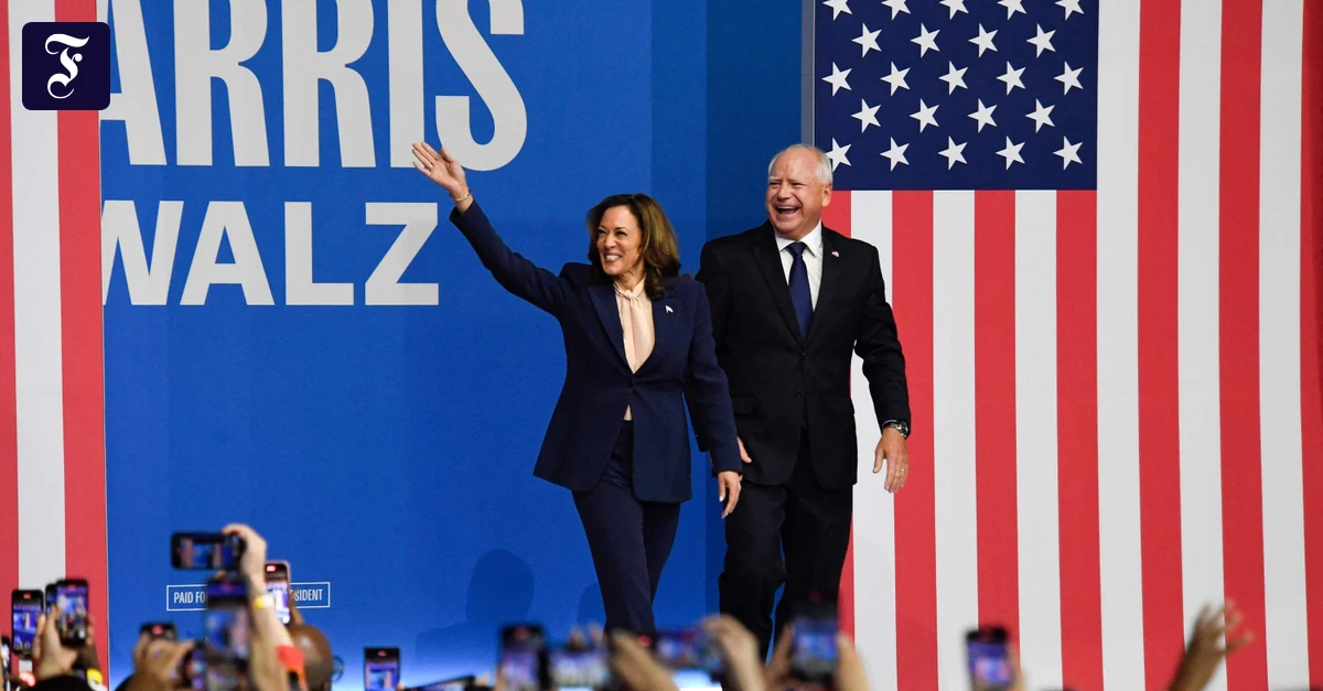 US-Wahl 2024: Wie die Demokraten mit Kamala Harris und Tim Walz wieder ...