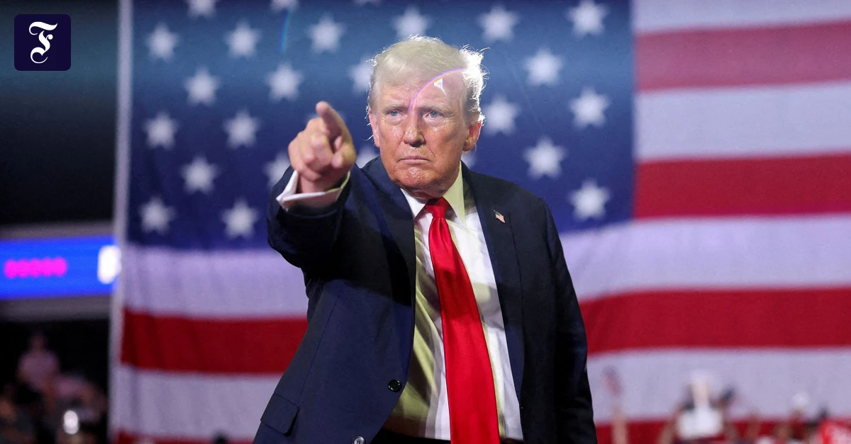 Donald Trumps Redeverbot teilweise aufgehoben | FAZ