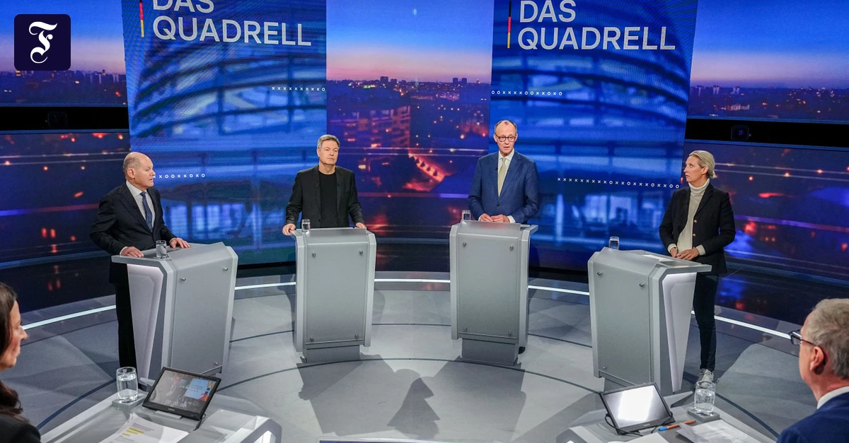TV-Quadrell: Tops und Flops der Kandidaten | FAZ