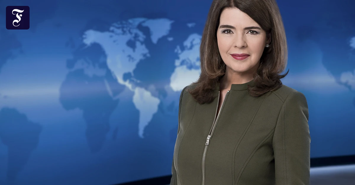Die „Tagesschau“-Redaktion hat Sprecherin Susanne Daubner virtualisiert ...