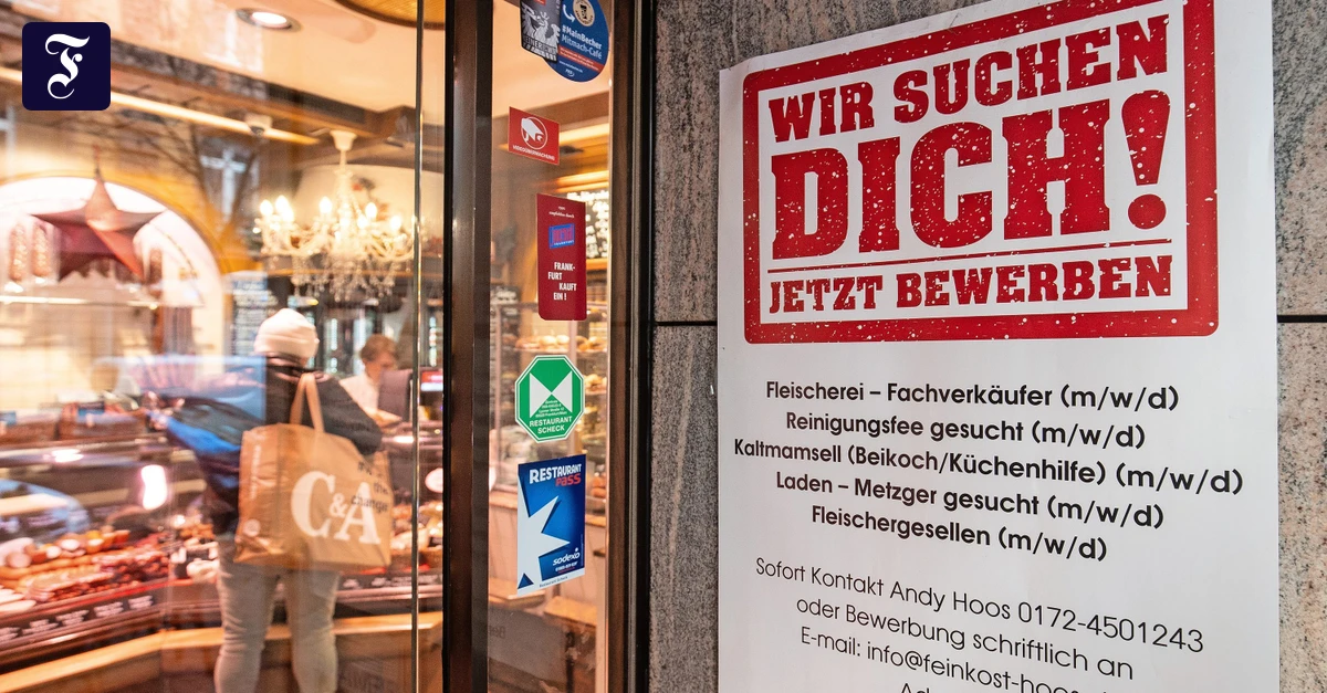 Fachkräftemangel in Hessen: Stellen lange unbesetzt | FAZ