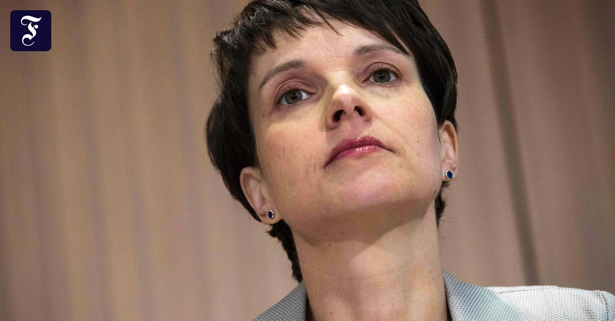 AfD-Chefin Frauke Petry weist Ronald Lauder-Kritik zurück | FAZ