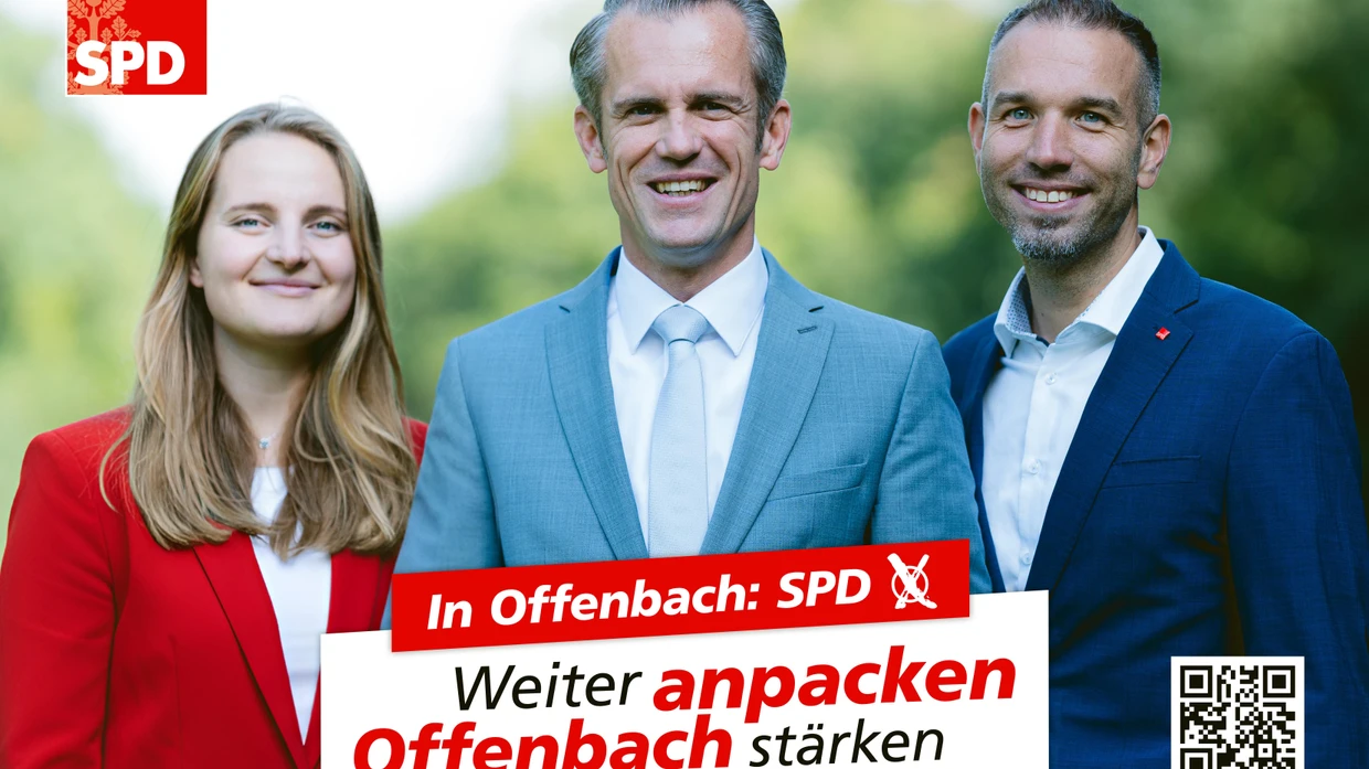 Kommunalwahl in Offenbach: SPD wirbt mit OB Felix Schwenke | FAZ