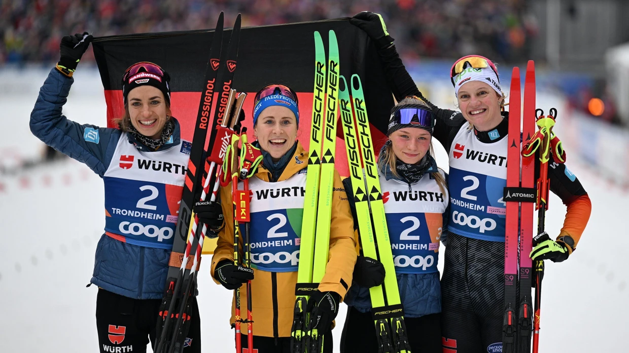 Nordische Ski-WM: Deutsche Langläuferinnen gewinnen Staffel-Bronze | FAZ
