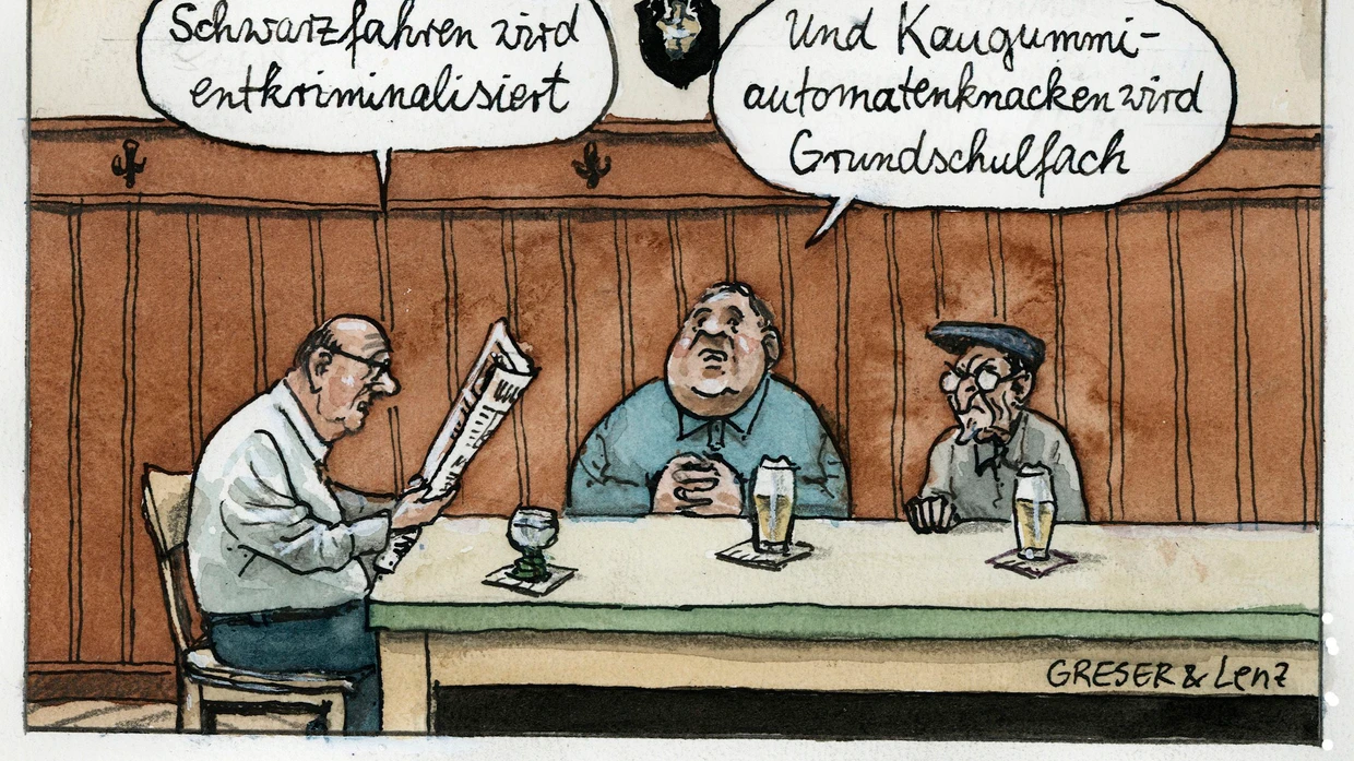 FAZ-Karikaturen von Greser und Lenz aus dem Jahr 2024 bis heute | FAZ