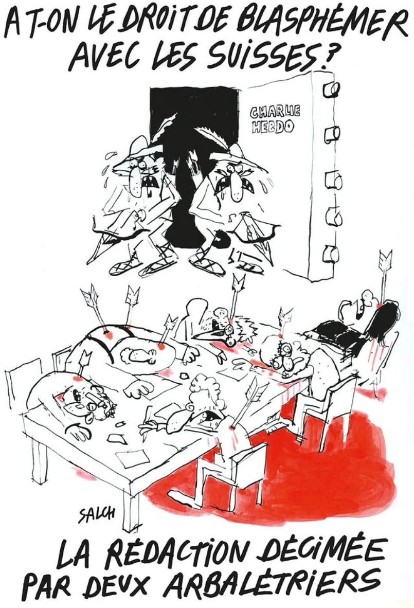 Erregung über „Charlie Hebdo“-Karikatur zu Crans-Montana | FAZ