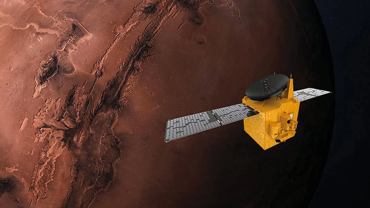 Arabische Marsmission: Die Raumsonde „Hope“ hat den Mars erreicht. | FAZ