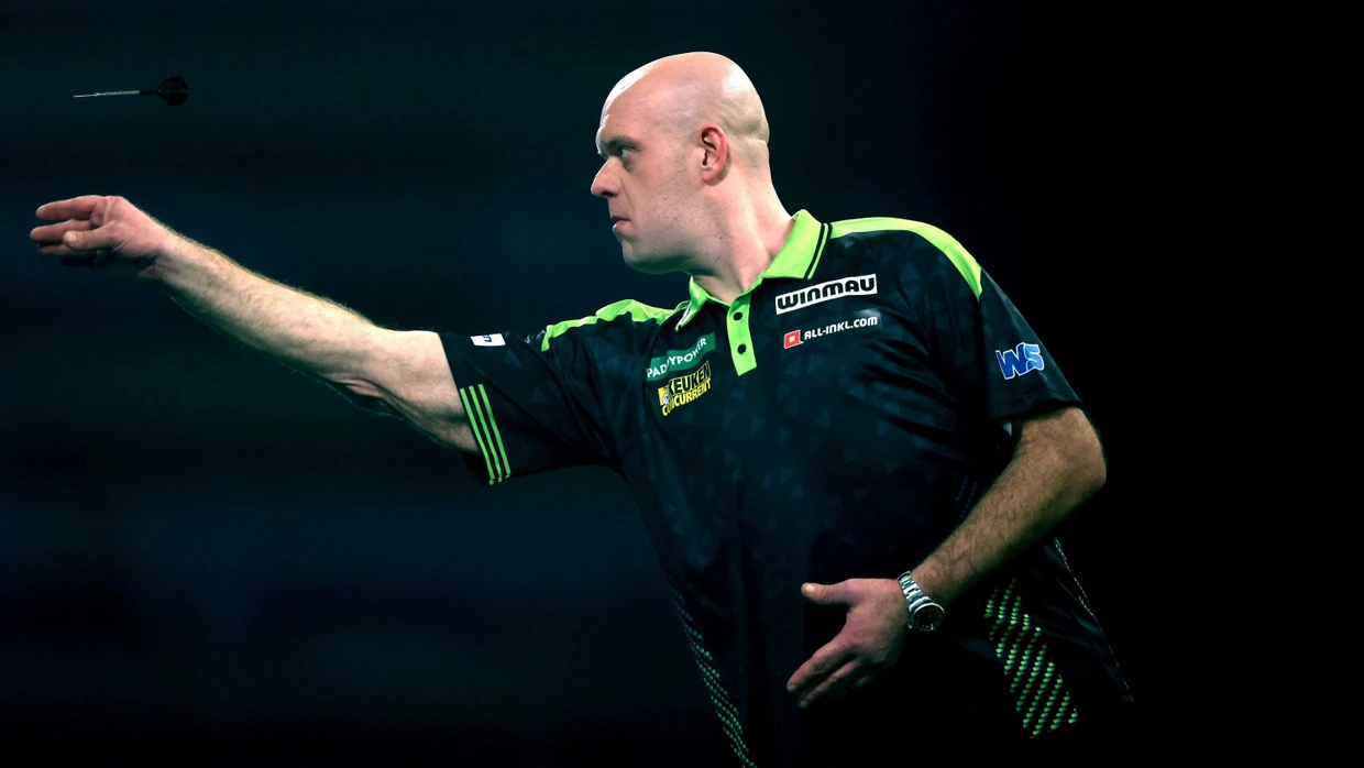Duell der Riesen: Anderson wirft van Gerwen raus | FAZ