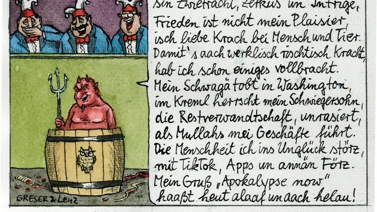 FAZ-Karikaturen von Greser und Lenz aus dem Jahr 2024 bis heute | FAZ