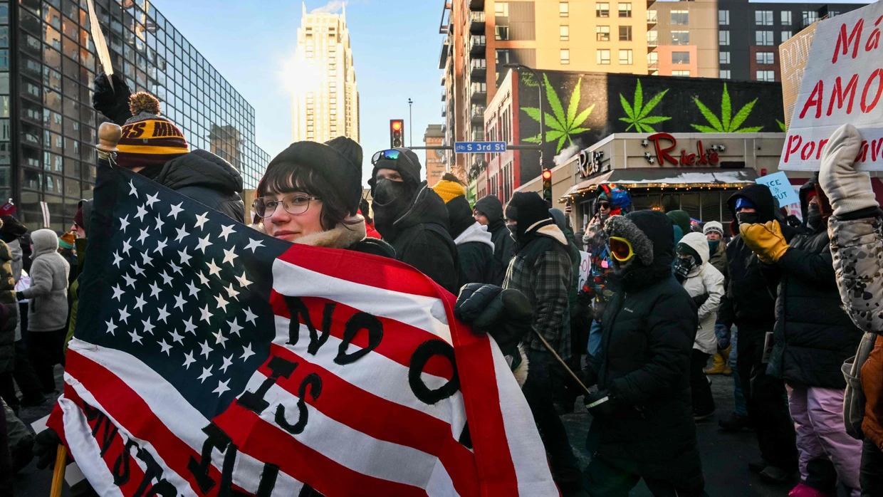 Protest gegen US-Einwanderungsbehörde legt Teile Minnesotas lahm | FAZ