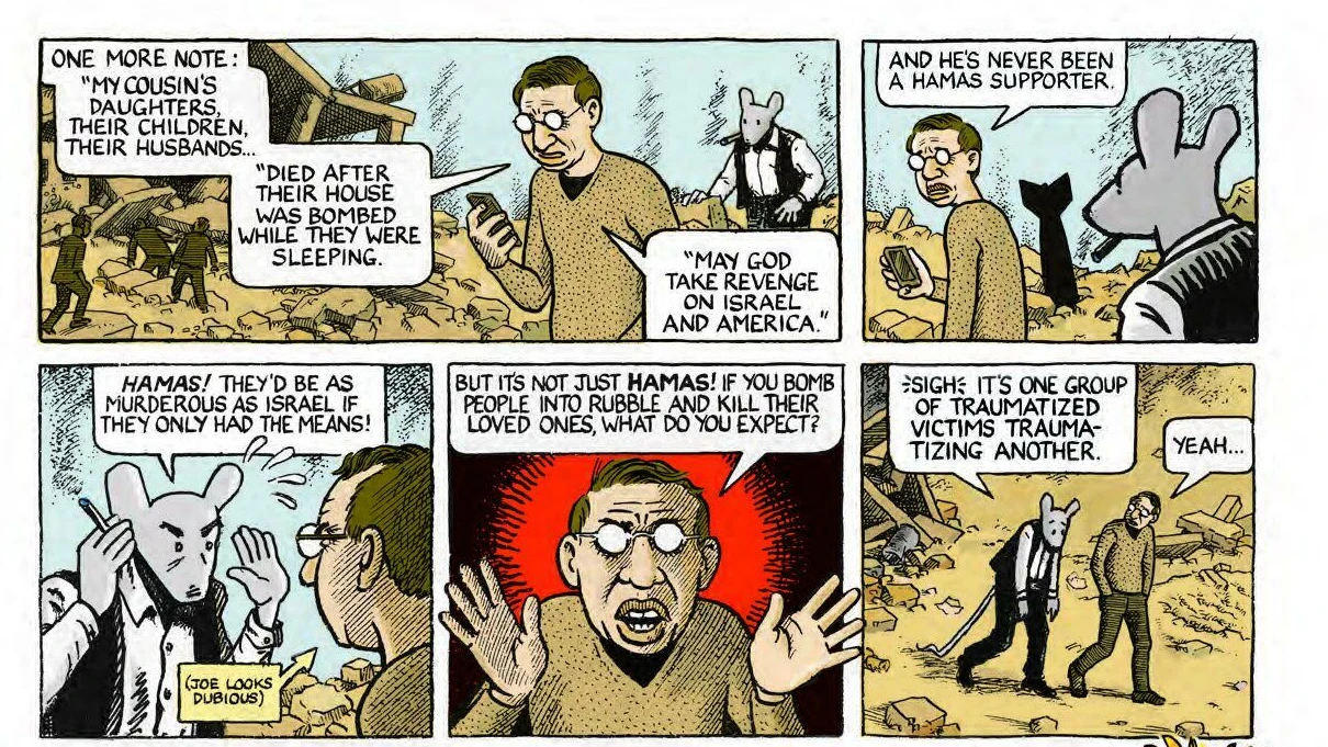 Comic-Kommentar von Art Spiegelmann und Joe Sacco zu Gaza | FAZ