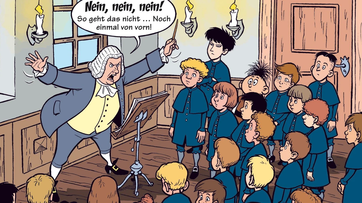 Comic-Kolumne: Das "Mosaik"-Sonderheft zu Bach | FAZ