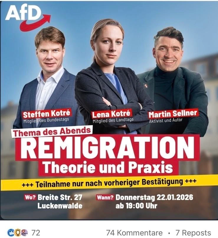 AfD unterbindet Veranstaltung mit Sellner in Brandenburg | FAZ