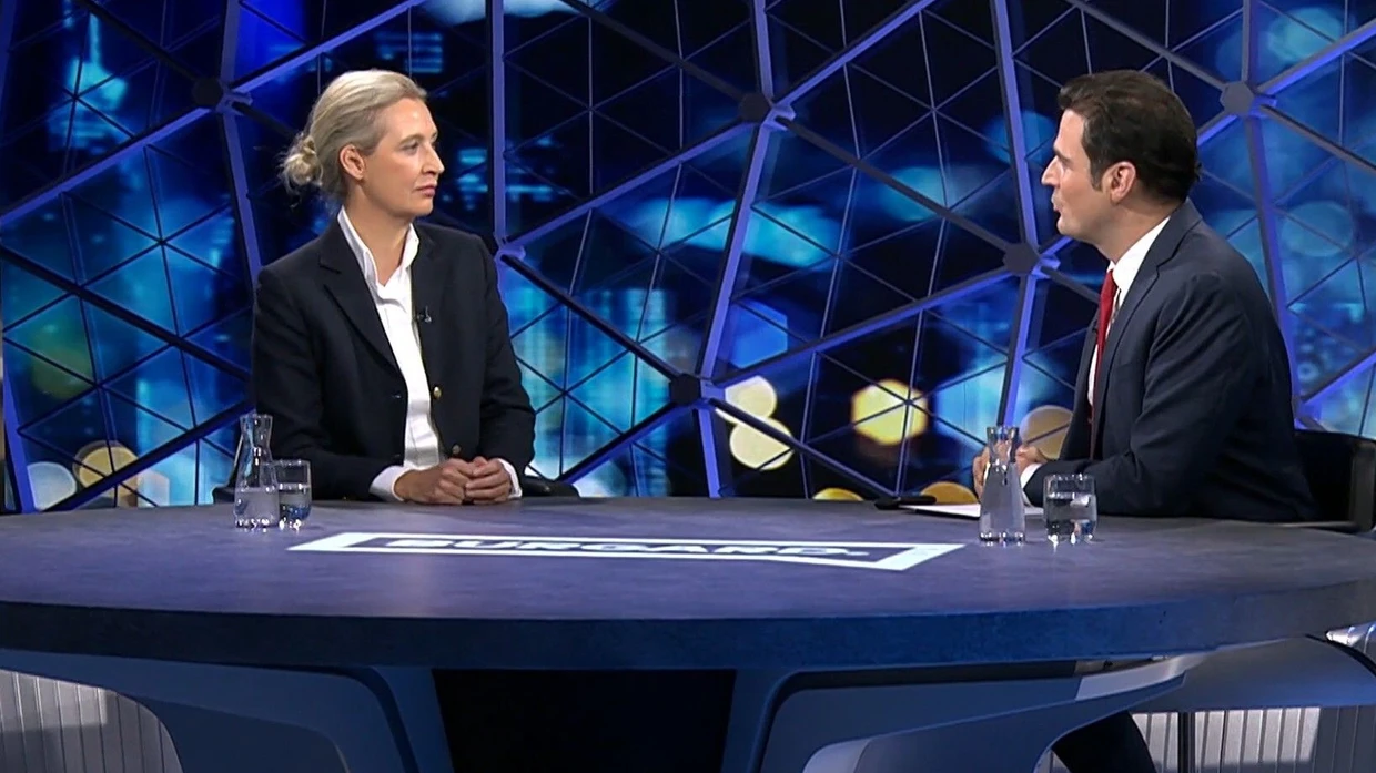 AfD-Chefin Alice Weidel entgleist im Interview mit „Welt“-TV | FAZ