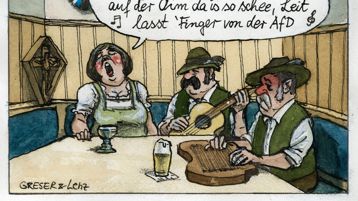 FAZ-Karikaturen von Greser und Lenz aus dem Jahr 2024 bis heute | FAZ