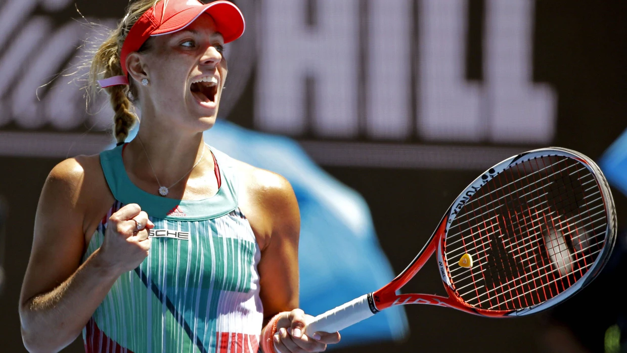Achtelfinale Australian Open: Angelique Kerber schlägt Annika Beck | FAZ
