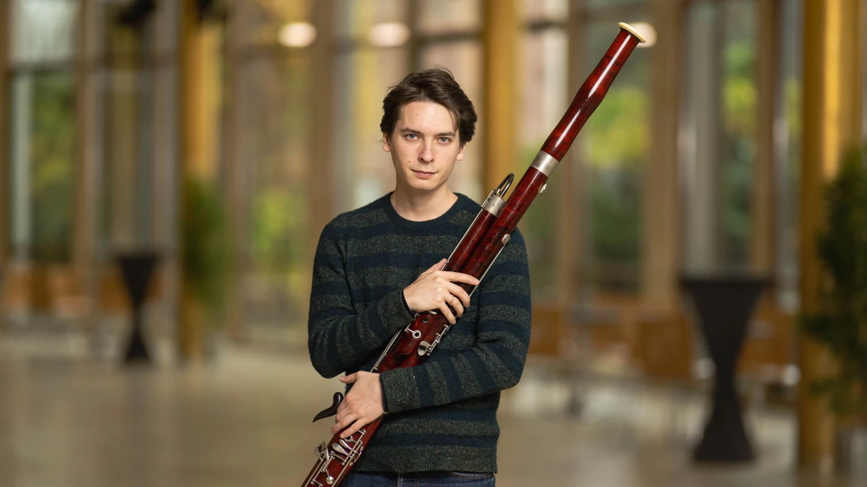 Theo Plath ist Solo-Fagottist im hr-Sinfonieorchester | FAZ