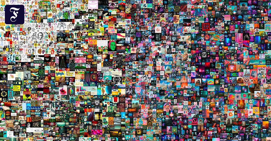 Krypto-Kunst: Digitale Collage für Rekordsumme versteigert