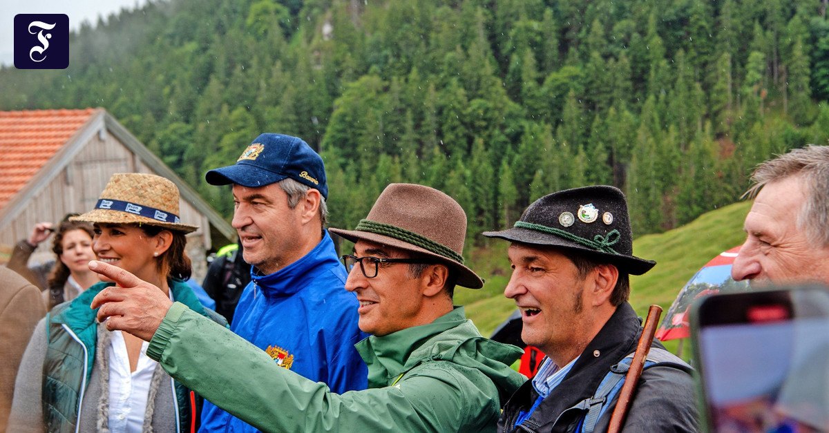 Söder, Aiwanger und Özdemir liefern sich Stichel-Duell auf der Alm