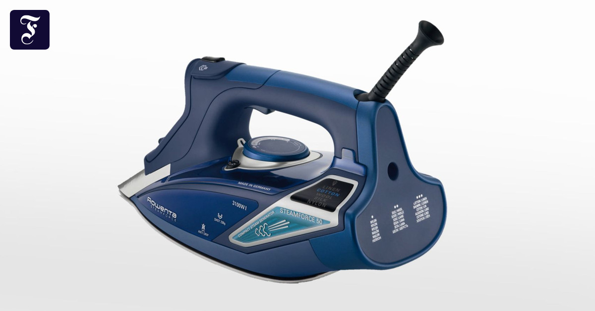 Bügeleisen Steam Force: Eine raue Sohle macht dem Eisen Dampf - Technik ...