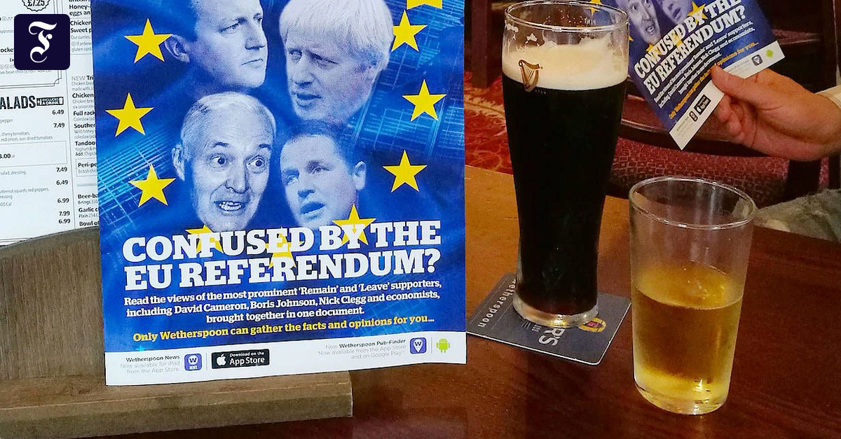 Vor dem Brexit: Weißbier-Boykott in britischen Pubs
