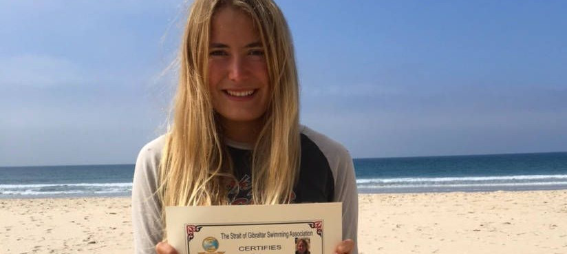 Nathalie Pohl schwimmt Straße von Gibraltar in Rekordzeit