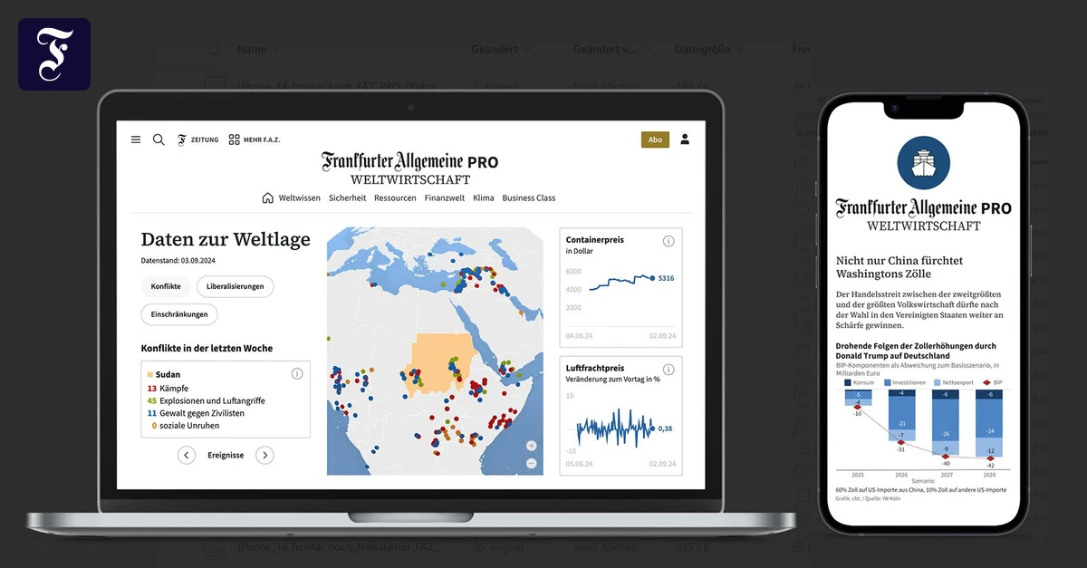 Newsletter der F.A.Z. erklärt Geoökonomie und Geopolitik | FAZ