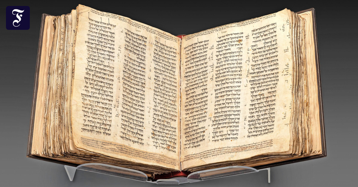 Sotheby's versteigert älteste und bislang vollständigste Hebräische ...