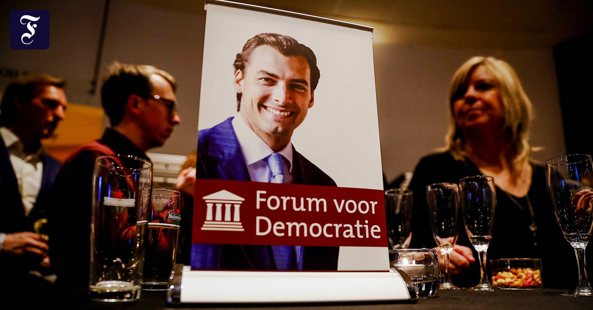 FvD-Chef Thierry Baudet strebt in den Niederlanden den Nexit an