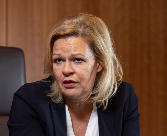 #Bundesinnenministerin Nancy Faeser (SPD) im Interview ...