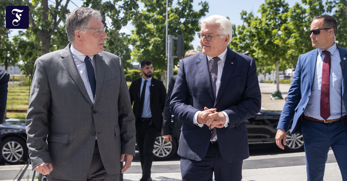 Steinmeier besucht die Redaktion der F.A.Z.