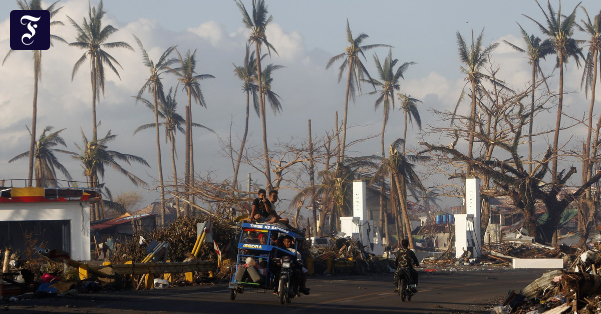 Taifun Haiyan 2013 auf den Philippinen