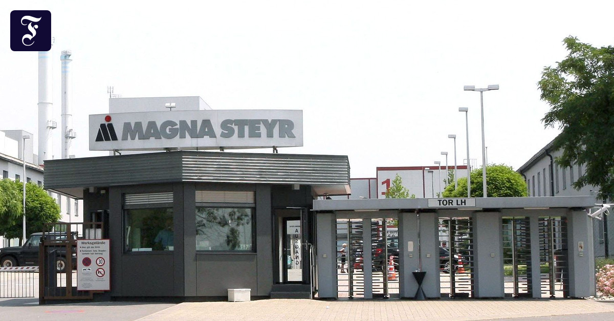 Auto-Auftragsfertiger Magna Steyr plant Werk in USA