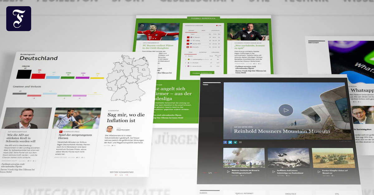 Layout, Technik, Ladezeit: Das sind die neuen Seiten von FAZ.NET ...