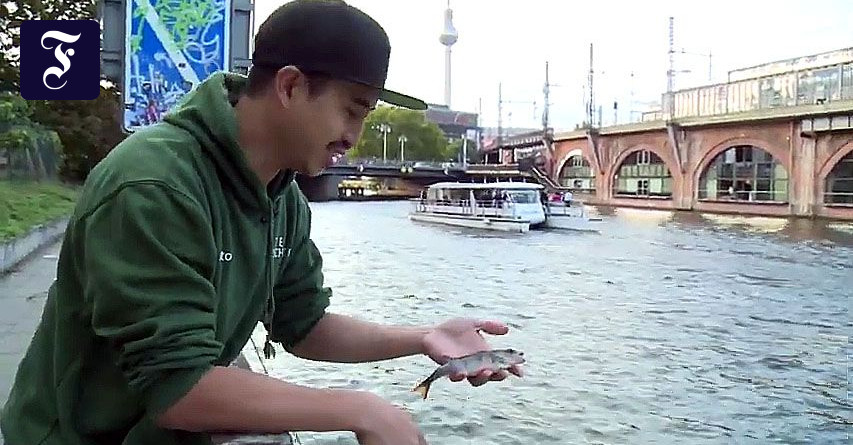 „Streetfishing“: Angeln mitten in Berlin