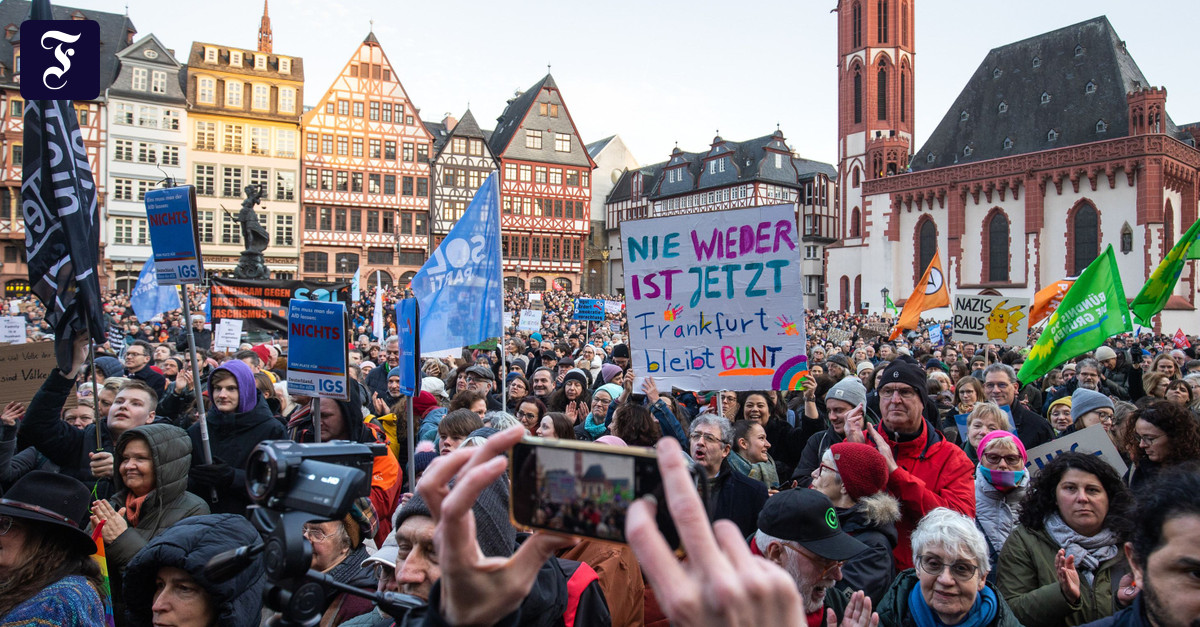 Frankfurt: What drives the AfD's opponents onto the streets - Pledge Times