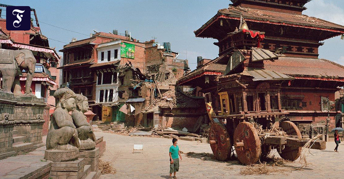 Nach dem Erdbeben in Nepal: Bilder eines zerstörten Landes