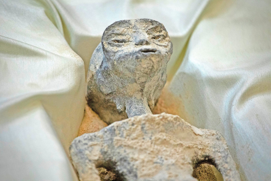 Bild zu: Mexiko: Angebliche Mumien von Außerirdischen präsentiert ...